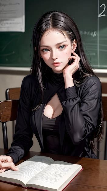 Premium Photo Beautiful Woman Engaged In Classroom Learning