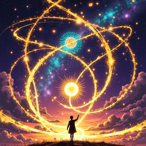 Free Celestial Magic Beckons Image Cosmic Magical Golden Download