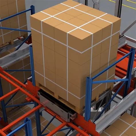 Automated High Density Storage And Retrieval 4 Way Shuttle System For Low Flow And Filo Storage