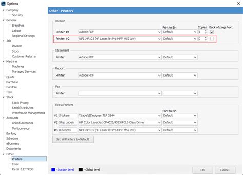 Invoice Printing