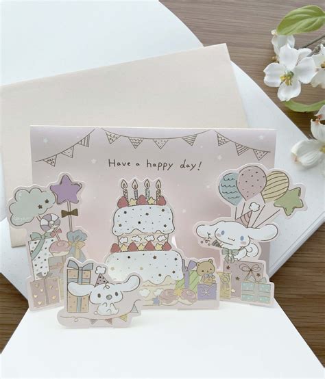 Sanrio Cinnamoroll Greeting Card Happy Birthday — La Petite Cute Shop