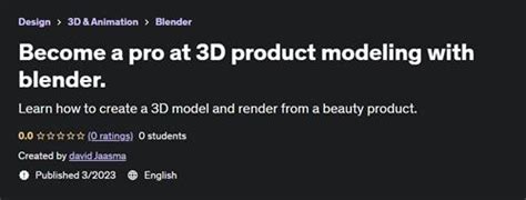 become a pro at 3d product modeling with blender scriptmafia