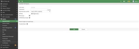 technical tip how to enable a rest api token for fortinet community
