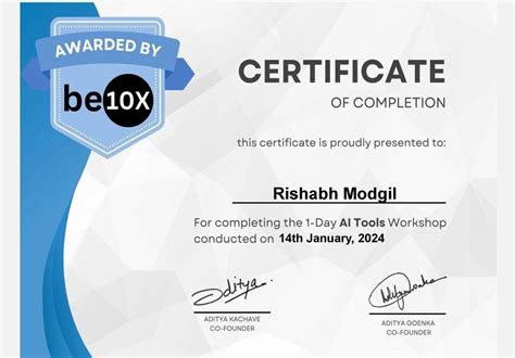 Rishabh Modgil On Linkedin Aitools Certification Financeinnovation Hrtech Continuouslearning