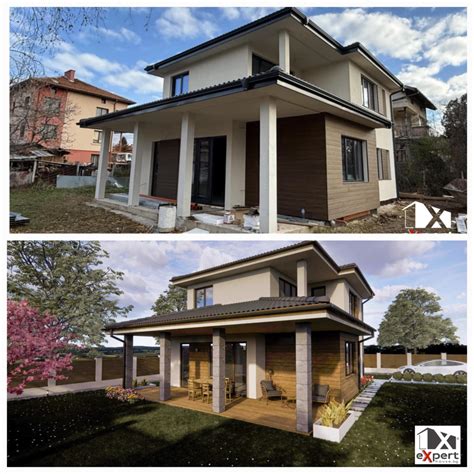 Двуетажна къща 159 кв м Experthouse Bg