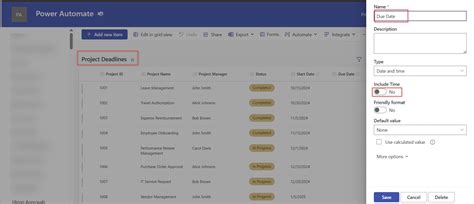 disable include time option in sharepoint list date time column using