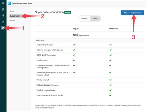 update super suite payment method sweethawk help center