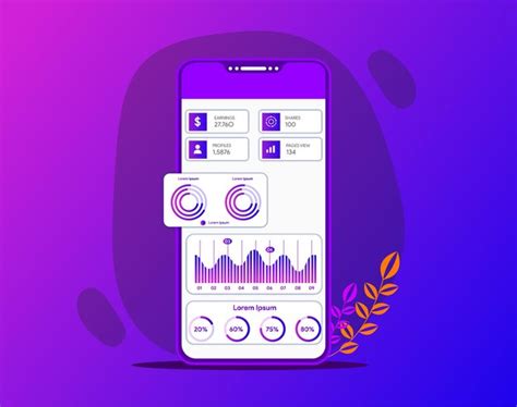 Vector Dashboard Analytics Ui Ux Premium Vektor