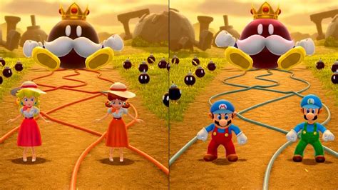 【슈퍼 마리오 파티 잼버리 】 미니게임 피치 Vs 데이지 Vs 마리오 Vs 루이지마스터 Cpu Youtube