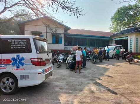 ရေးမြို့နယ်တွင် အိမ်စီးကား ၁ စီး သေနတ်ဖြင့်ပစ်ခံရ၊ ၂ ဦး ဒဏ်ရာရ