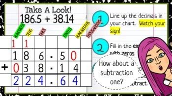 Adding And Subtracting Decimals By Mrs Morley Teaches TpT