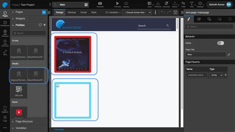 Create Prefab Using Angular React Components Wavemaker Docs