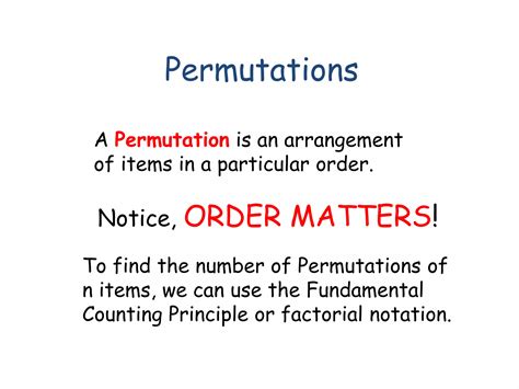 Permutations Power Point Pdf Programming Languages Computing