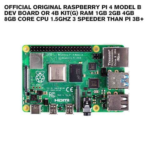 Official Original Raspberry Pi 4 Model B Dev Board Or 4b Kit G Ram 1g Insightfpv