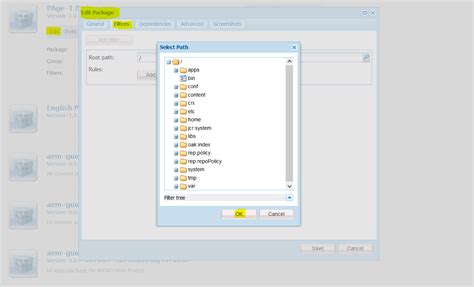 java how do i export my built aem site with all the content and