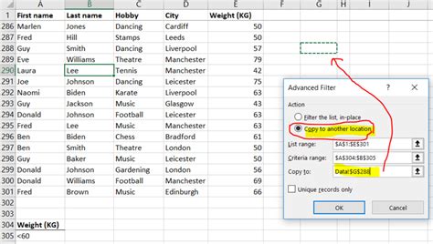 Advanced Filter Excel Practice Online