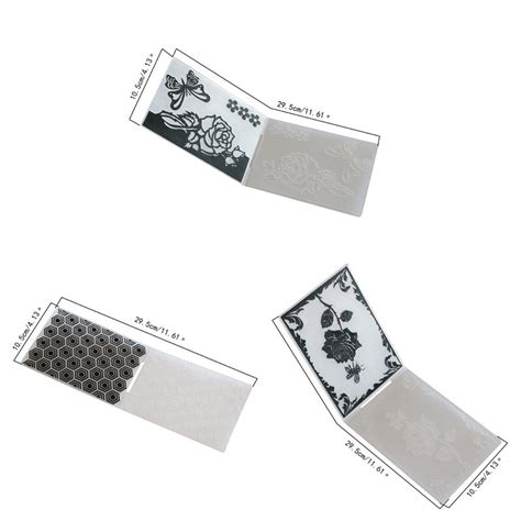 Badu Bg Фондан Декорация на торта Мухъл Изработка на картичка Бум Пластмасова релефна папка