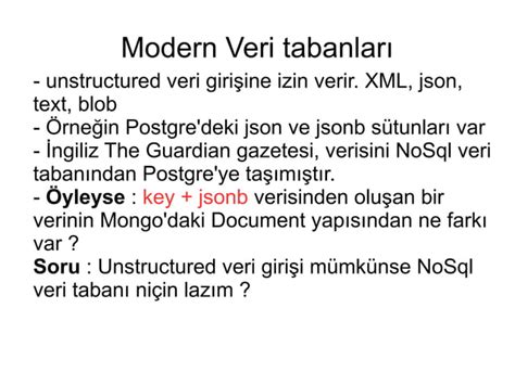 veri tabanları sql vs nosql PDF