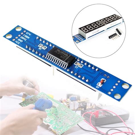 Tm Tm Max Bits Led Segment Display Module For Arduino Clock Red Anode Tube