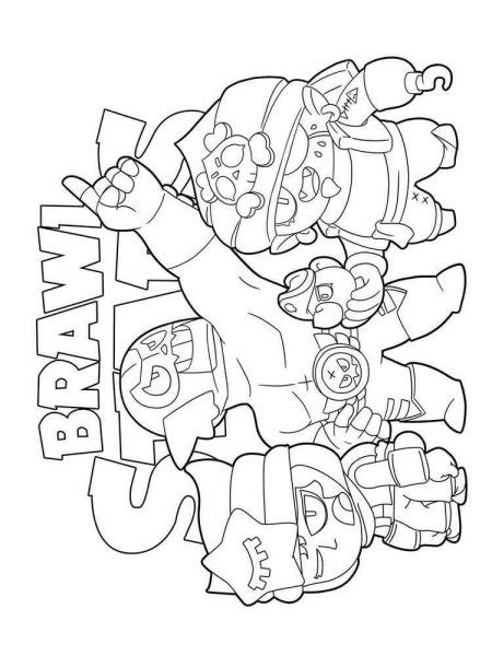 El Primo Brawl Stars Coloring Pages