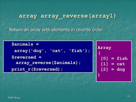 Ppt Php Arrays Powerpoint Presentation Free Download Id5349693