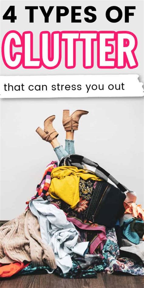 The Types Of Clutter That Will Stress You Out Decluttering Tips This Simplified Home