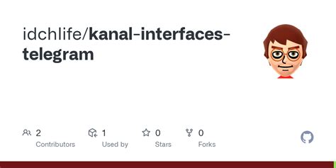 Github Idchlife Kanal Interfaces Telegram