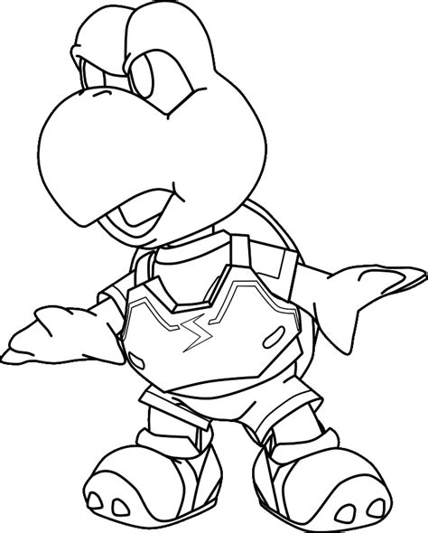 M Wendy Koopa Coloring Pages Coloring Pages
