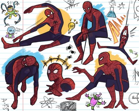 Spiderman Web Slinging Drawings
