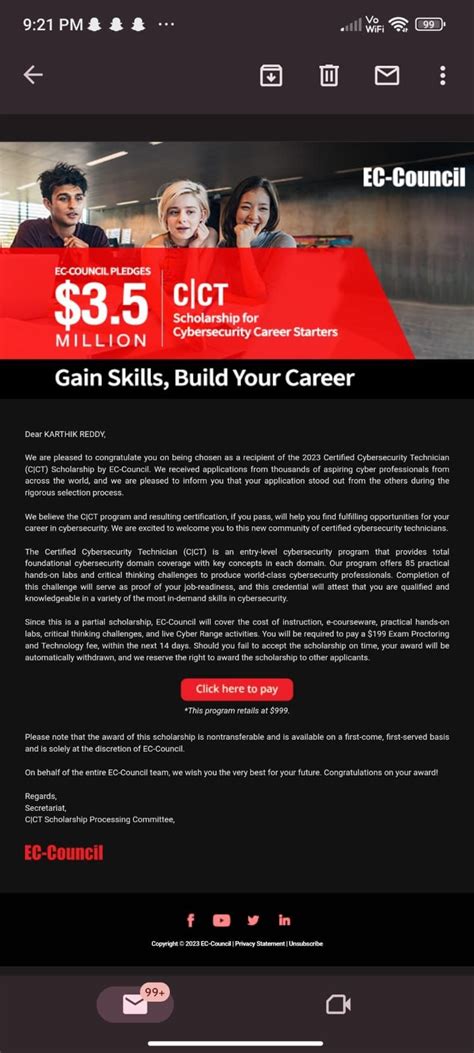 Thokala Karthik Reddy On Linkedin Connections Scholarship