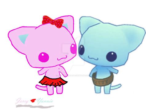 Chibi Kitty Love By Jerrycherry7 On Deviantart