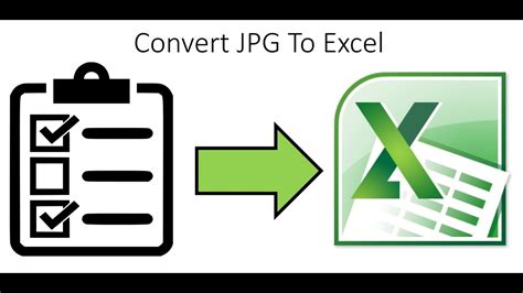 How To Convert A Image To Excel Format YouTube