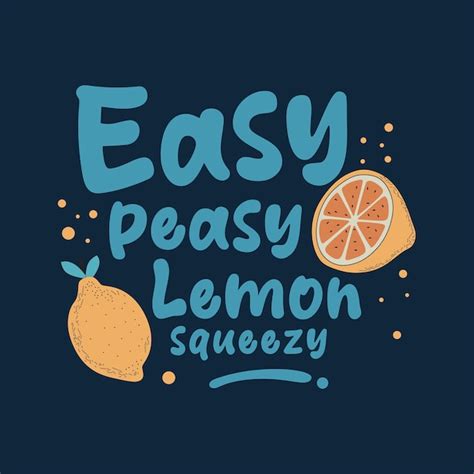 T 셔츠 인쇄 티 그래픽 디자인 벡터 일러스트 레이 션을위한 쉬운 Peasy 타이포그래피 슬로건 프리미엄 벡터