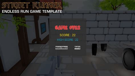 Endless Street Runner Game Template In Blueprints Ue Marketplace