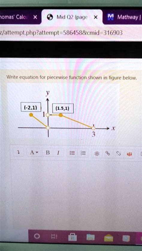 Solved Thomas Calcu X Mid 2 Je Mathway Attemplphattempl 864