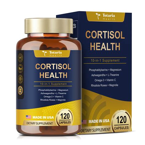 Totaria Cortisol Support Supplement Hormone Balance For Women Mood Sleep And Stress Relief