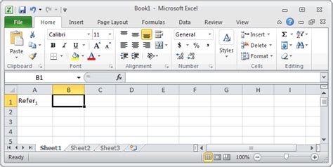 Ms Excel 2010 Create A Subscript Value In A Cell