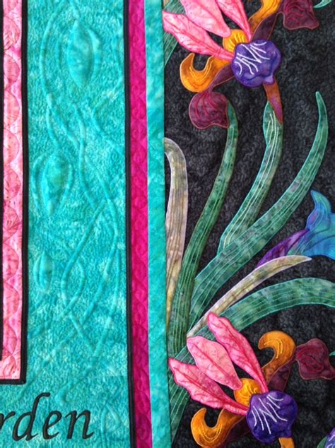 Art Nouveau Garden Quilt A Work Of Art Koolkat Quilting