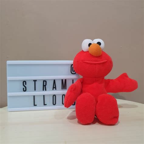 Doll Bean Bag Elmo Cookie Monster Original Sesame Street Tyco Shopee