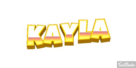Kayla Name Animated Logo Designs Kayla Name Animated Logo Designs
