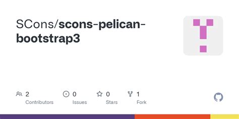 github scons scons pelican bootstrap3