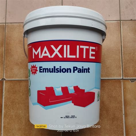 Jual Cat Tembok Maxilite By Dulux Akzonobel Putih 1501n Pail 18 5 Kg Kota Tangerang Selatan