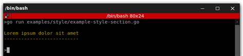 Go Console Goconsole The Golang Component That Eases The Creation Of Beautiful Command Line
