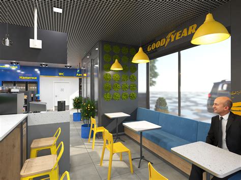 Interior Design For Goodyear Gas Station Behance