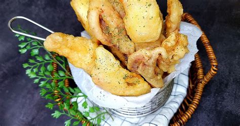 오징어튀김 만들기