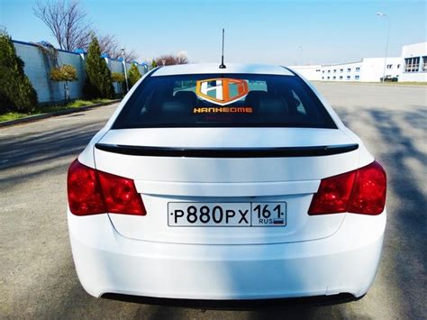 лип спойлер на крышку багажника — Chevrolet Cruze (1G), 1,6 л, 2011 ...