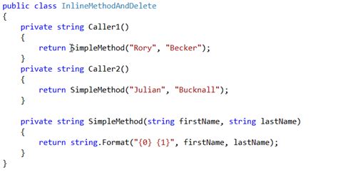 New Refactorings In CodeRush 11 1 Inline Method And Delete