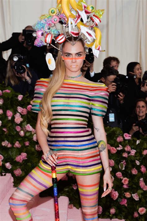 Cara Delevingne Attends The 2019 Met Gala Celebrating Camp Notes On
