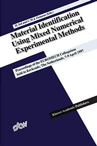 9780792347798 Material Identification Using Mixed Numerical