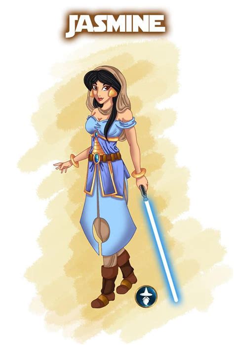 Jedi Disney Princess Jasmine By White Magician Jedi Princess Disney